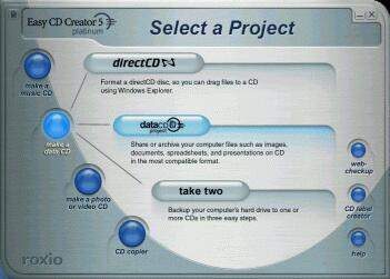 Roxio Ez CD Creator 5.0 CD-R Software - Printer Friendly version