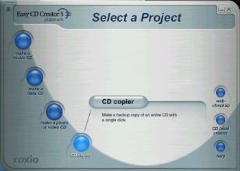 Roxio Ez CD Creator 5.0 CD-R Software - Printer Friendly version