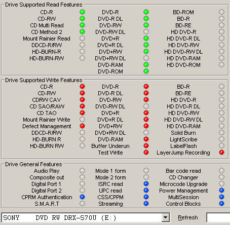 Sony DVDRW DRX-S70U-W - Printer Friendly version