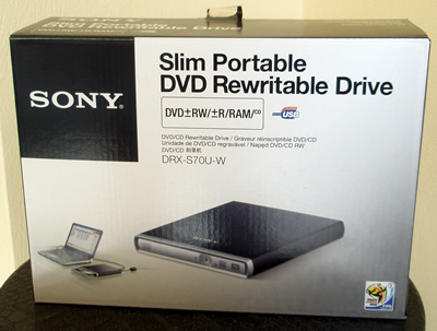 Sony DVDRW DRX-S70U-W - Printer Friendly version