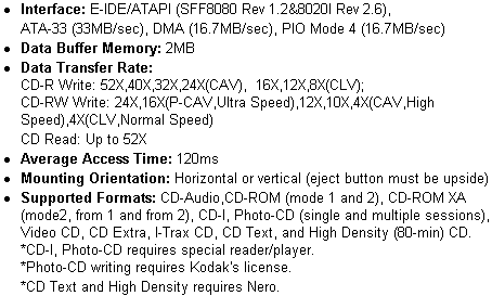 52X CD-RW Roundup Vol2 | CdrInfo.com