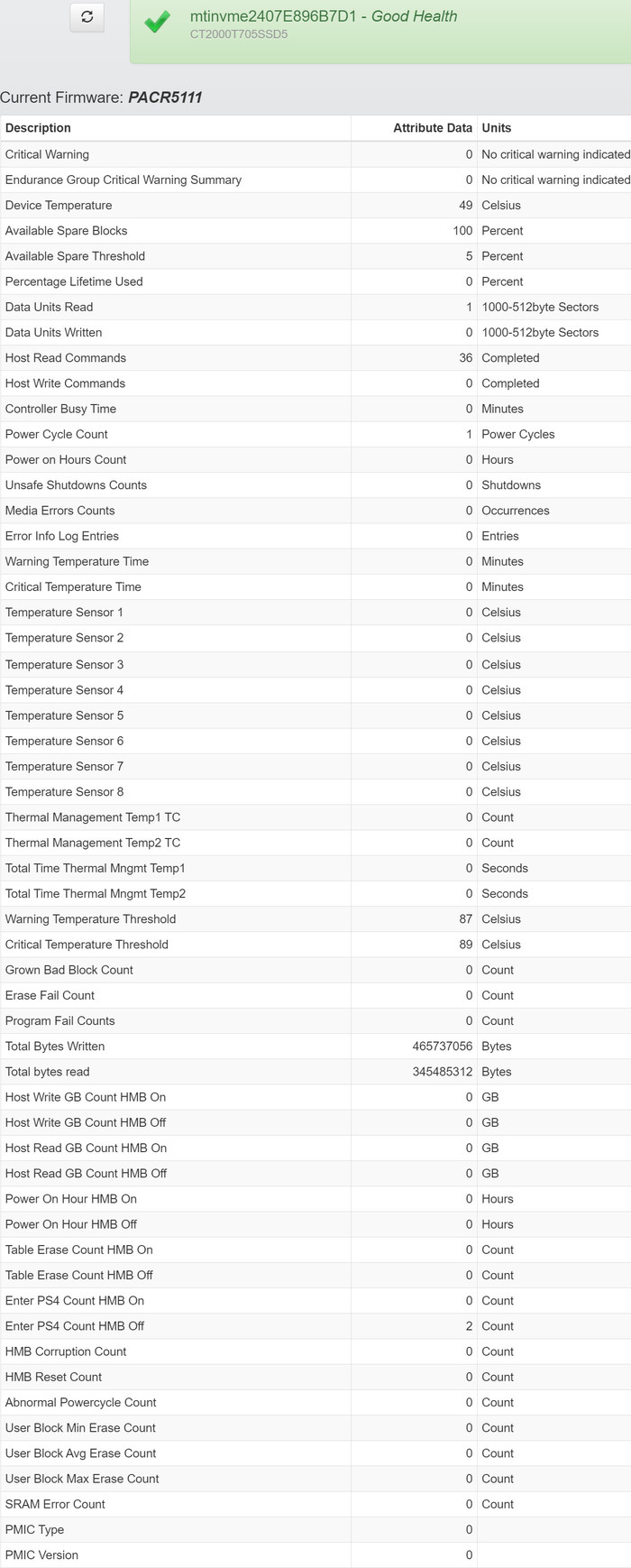 Crucial T705 2TB NVME White | CdrInfo.com