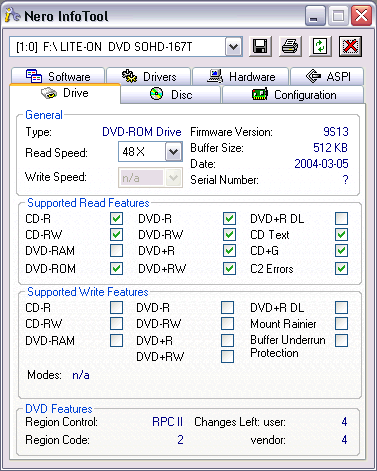 LiteON SOHD-167T | CdrInfo.com