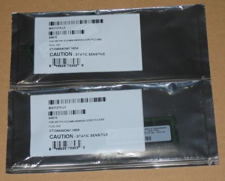 SO-DIMM 2GB PC2-5300 Roundup | CdrInfo.com