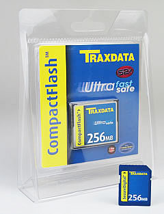 Traxdata 256 Compact Flash | CdrInfo.com