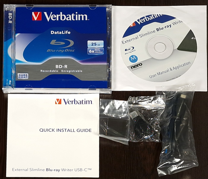 Verbatim External 4K Slimline Blu-Ray Recorder | CdrInfo.com